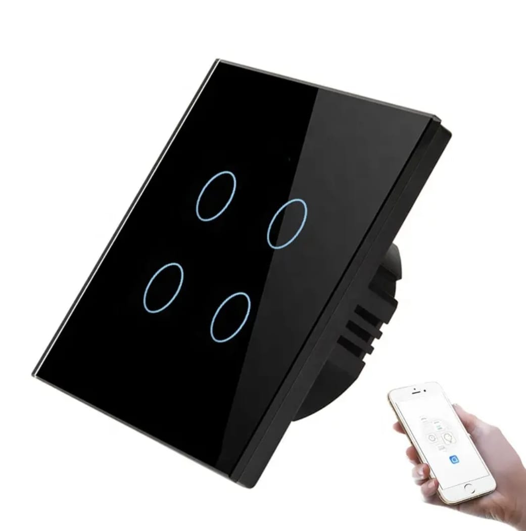 TYSH 1/2/3/4 Gang 1 Way Wireless Remote Control Smart Home Switch ...